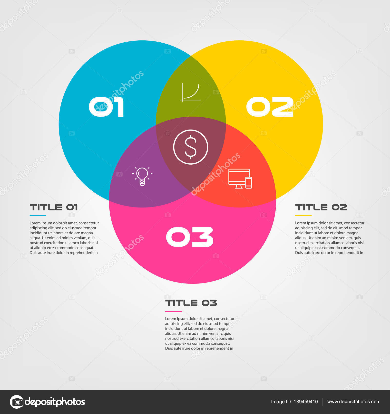 Infographic Venn Diagram