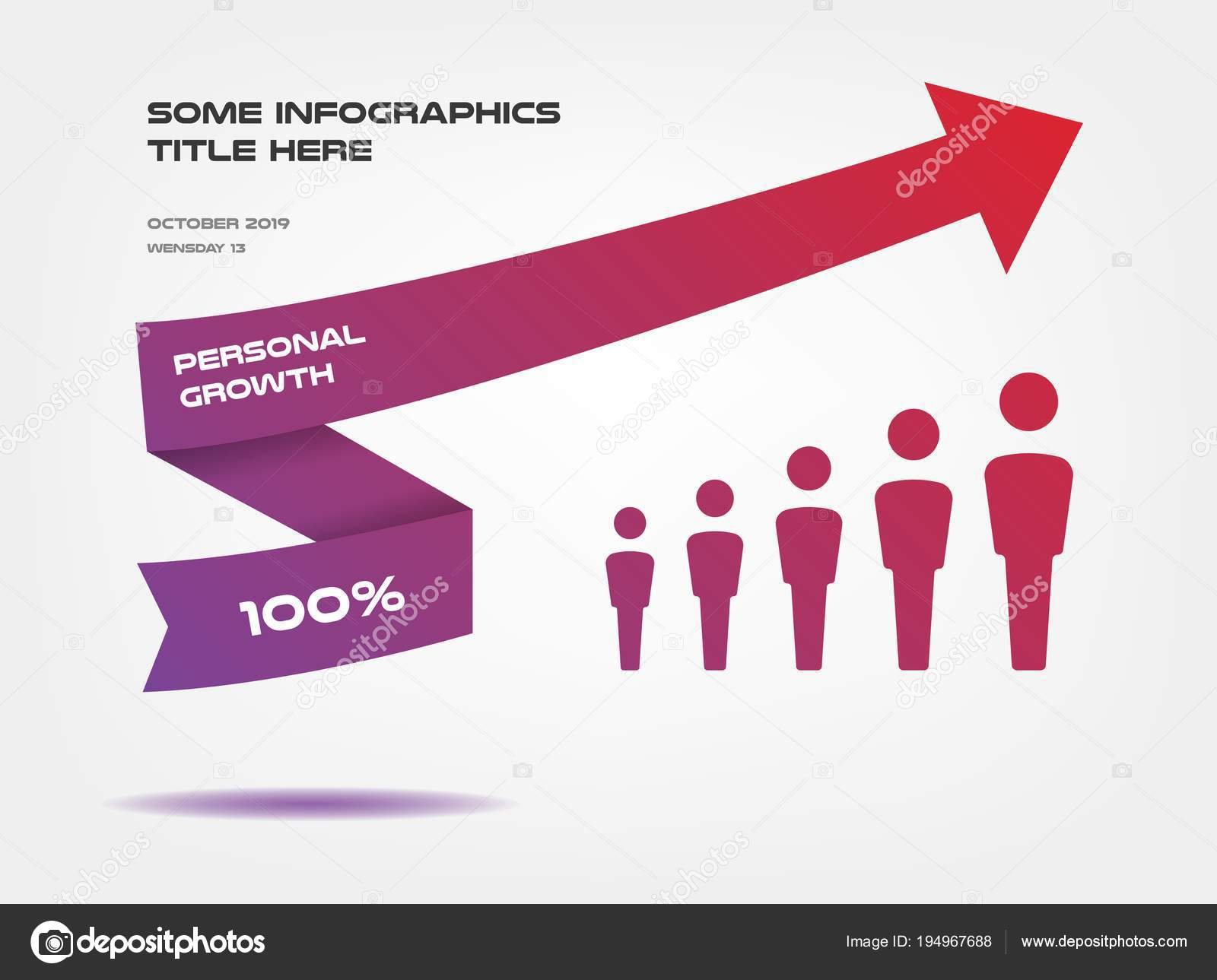 개인적 성장 인포 그래픽입니다 차트 그래프 다이어그램 2 옵션 부품 프로세스 타임 라인의 요소입니다 웹 디자인 연례