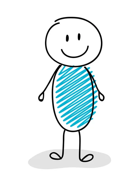 Icon Stickman Smiley Facial Expression Vector Stock Vector Image by ...