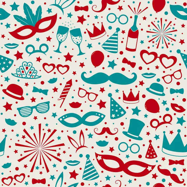 Concept Seamless Texture Party Ornaments Vector Stock Vector Image by ...