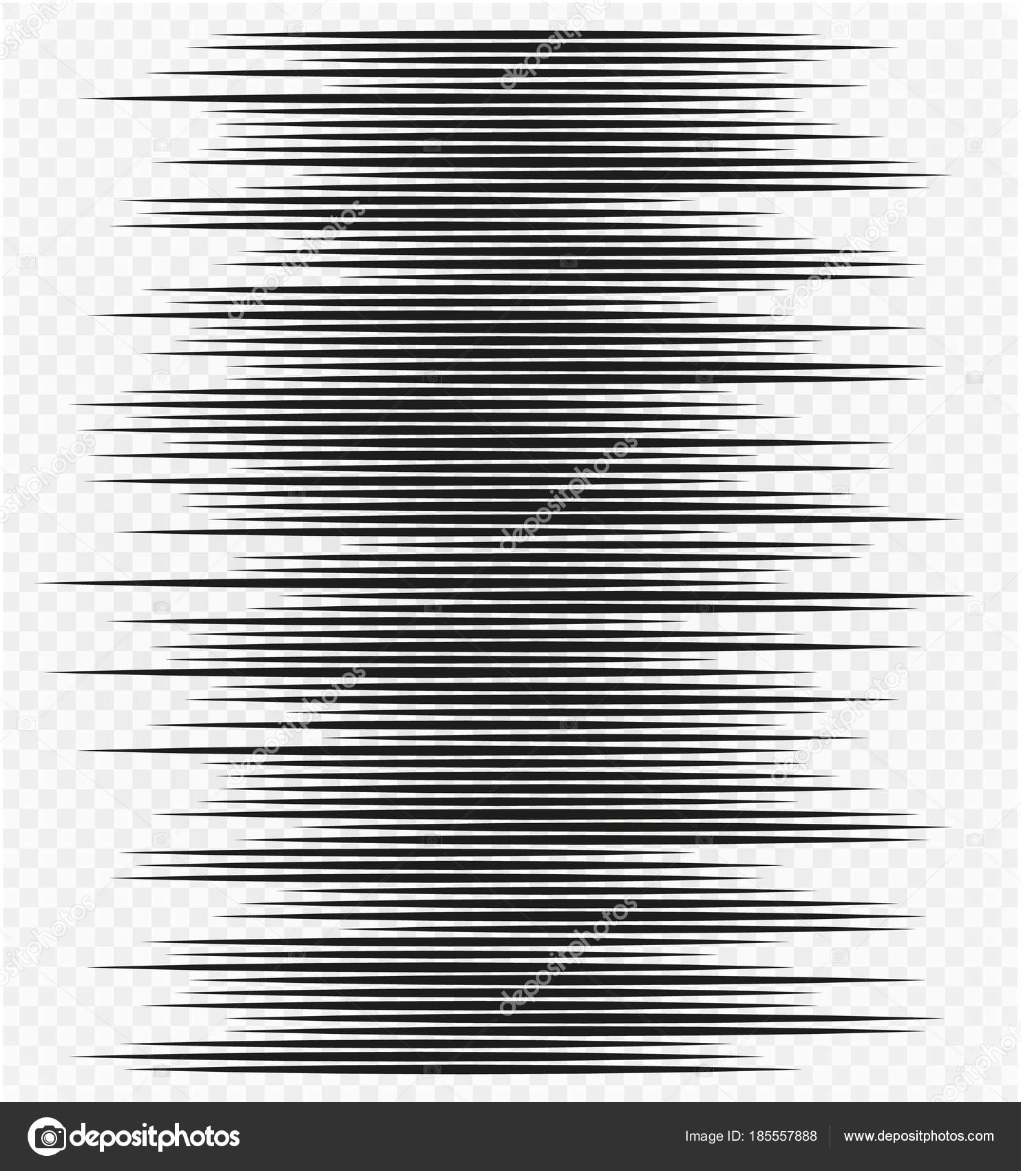 Comic Book Design Element horizontal speed lines. Stock Vector Image by ...