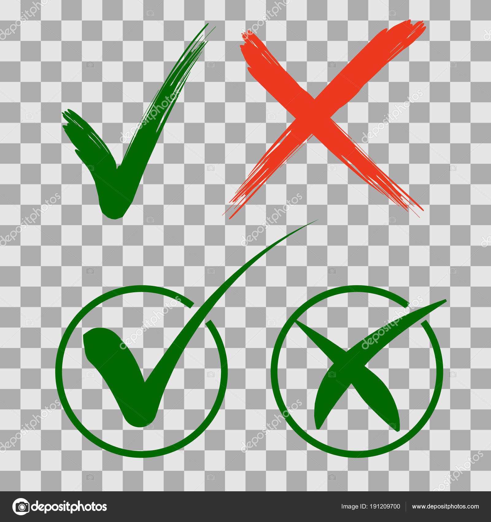 Green Tick Transparent Background