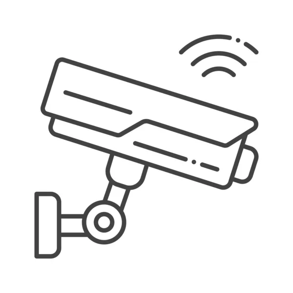 Surveillance Camera Olor Line Icon Pictogram Web Page Mobile App Stock ...