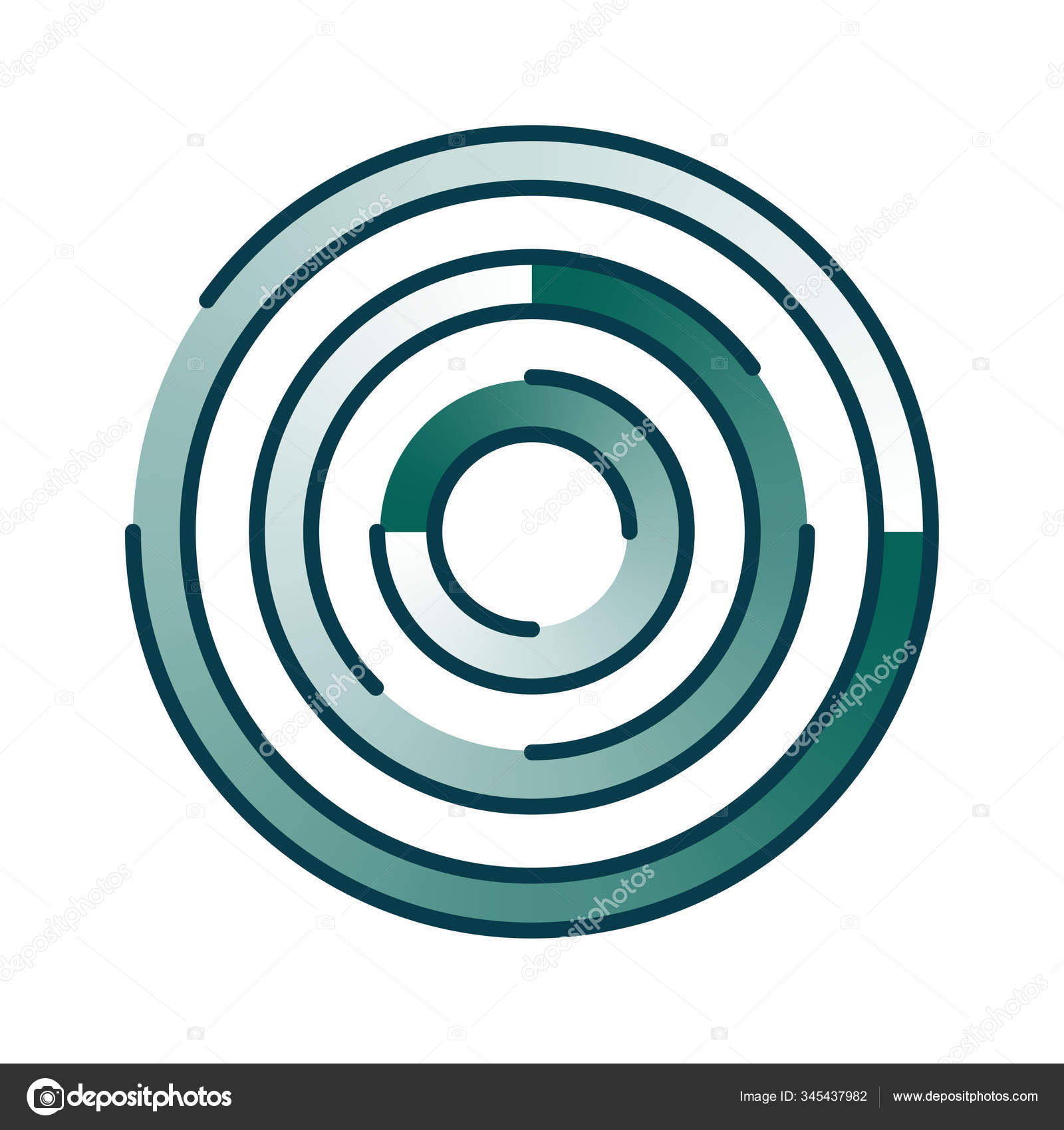 Download color line icon. Loading sign. Vector illustration for web ...