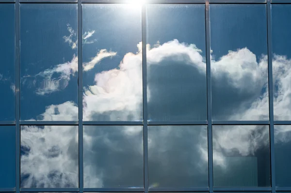 Texture Pattern Background Reflection Building Windows Blue Windows ...