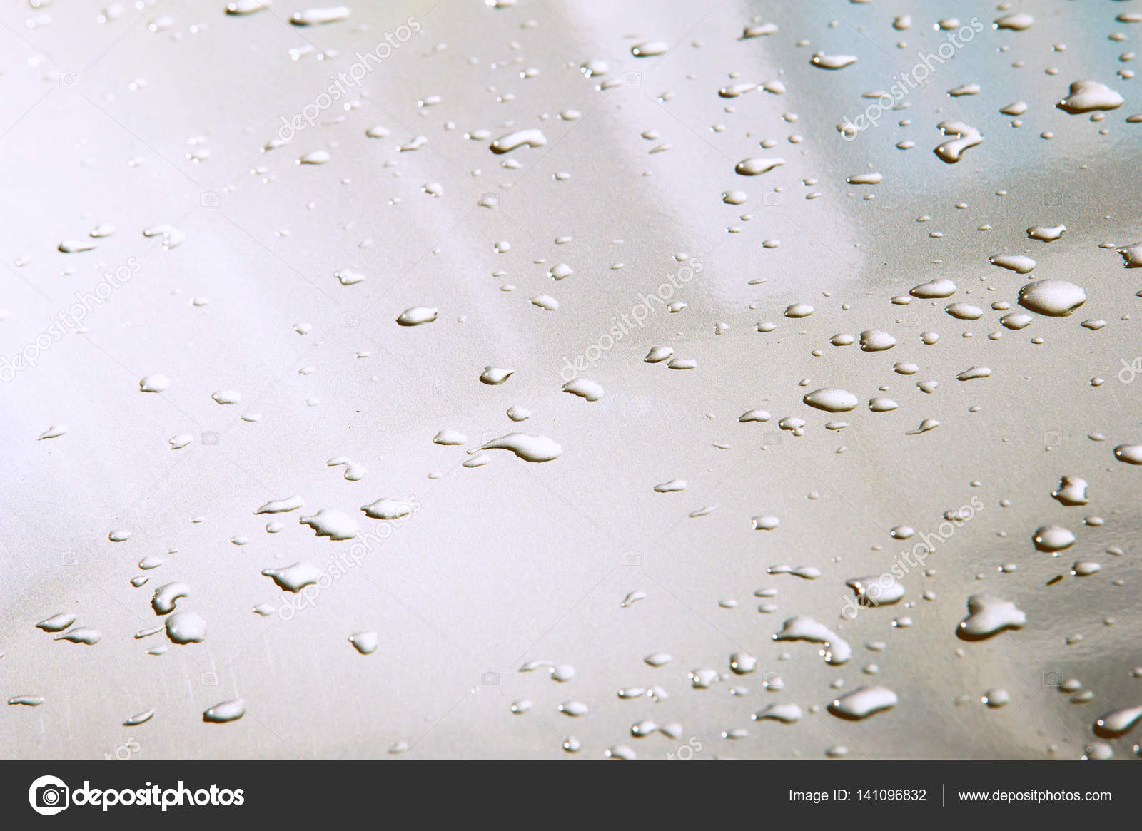 Pastel Texture Background Raindrops Paintwork Precipitation Form Water ...