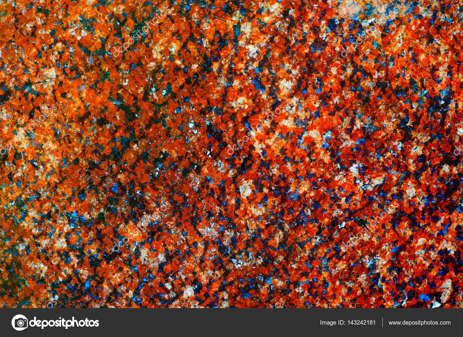 Granite Stone Polished Shiny Result Being Rubbed Very Hard Granular ...