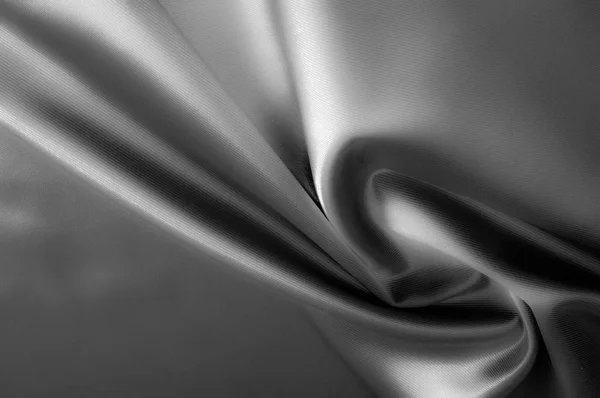 Texture, background, pattern. Black silk fabric.Pure Silk Charme ...