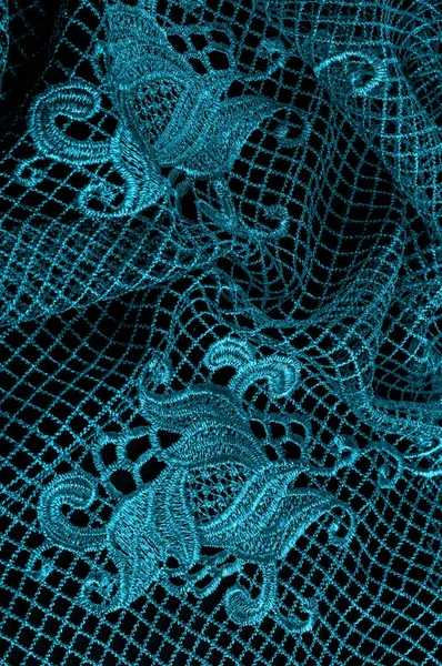 texture, pattern. lacy blue fabric. Venice Embroidered royal blu ...
