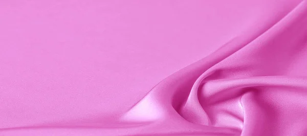 texture. Pink silk fabric. brilliant luster and characteristic - Stock ...