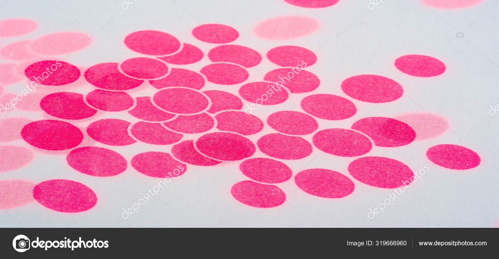 Texture Background, Red Polka Dot Patterned Silk Fabric Create f ...