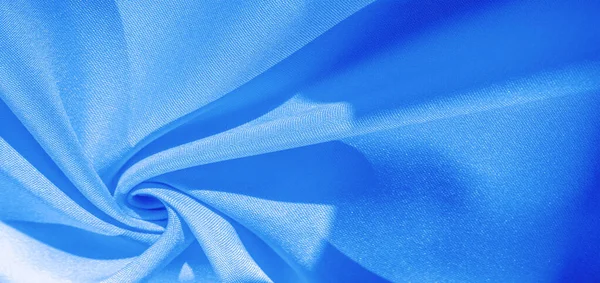 Texture, background, pattern, solid light blue silk satin fabric ...