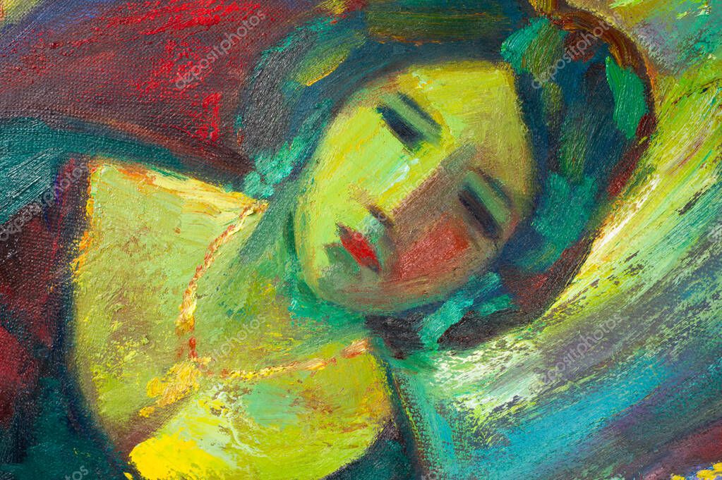 Etnografía, M.Sh. (en inglés) Khaziev. cuadro de artista pintado en ...