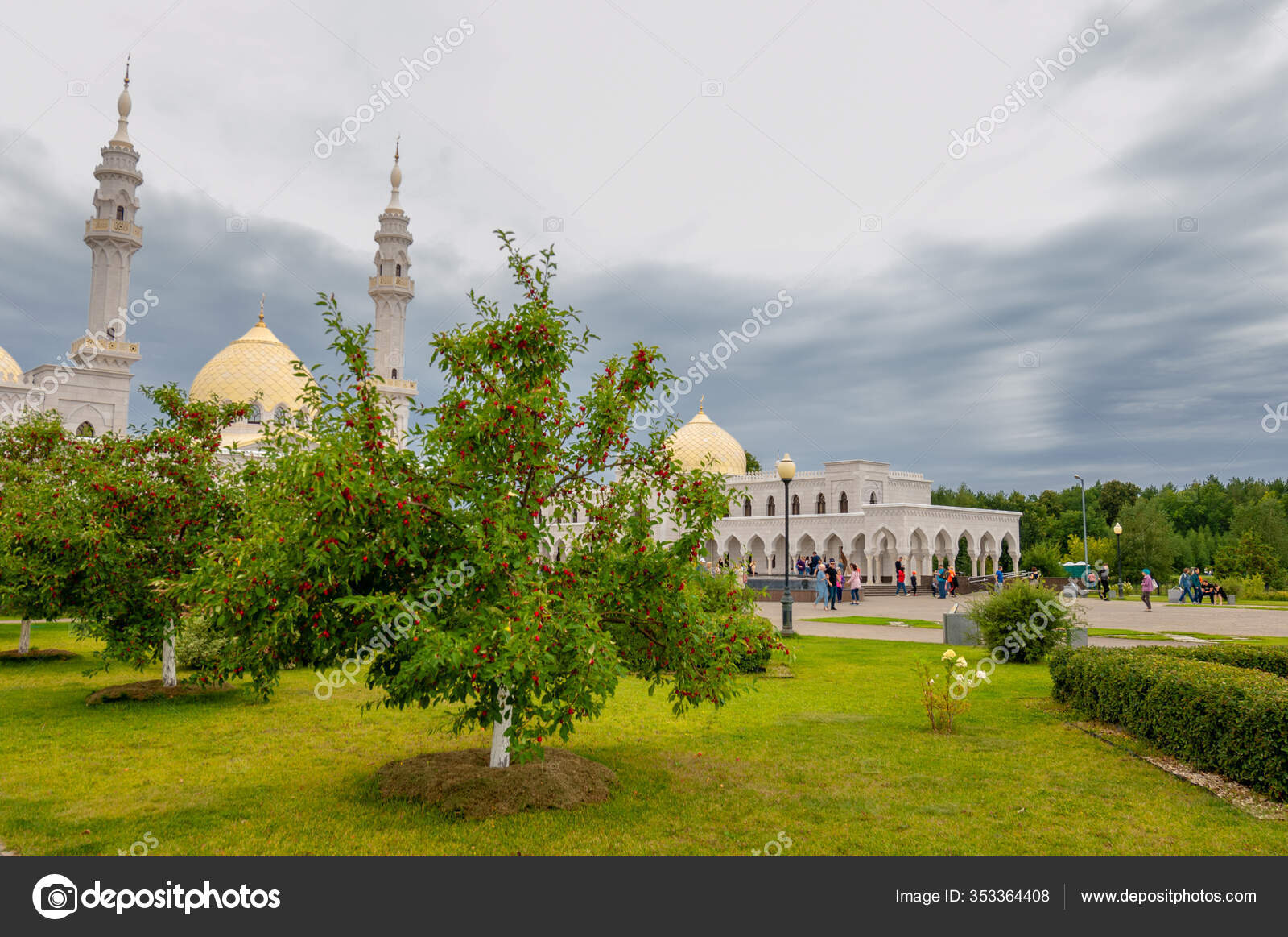 White Mosque Bulgar Cultural Heritage Volga Bulgaria Monuments Tourism ...