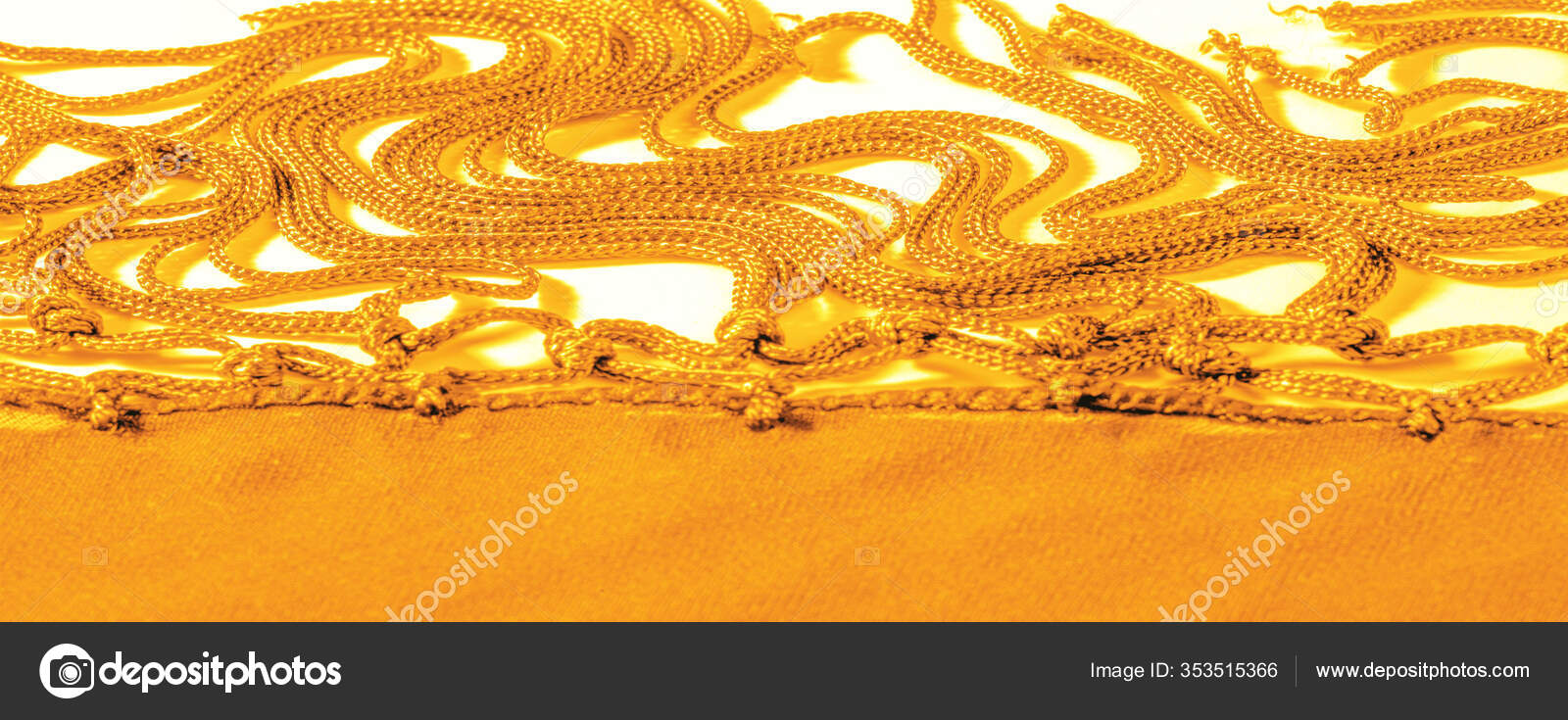Background Texture Silk Fabric Natural Yellow Scarf Beautiful Nylon ...