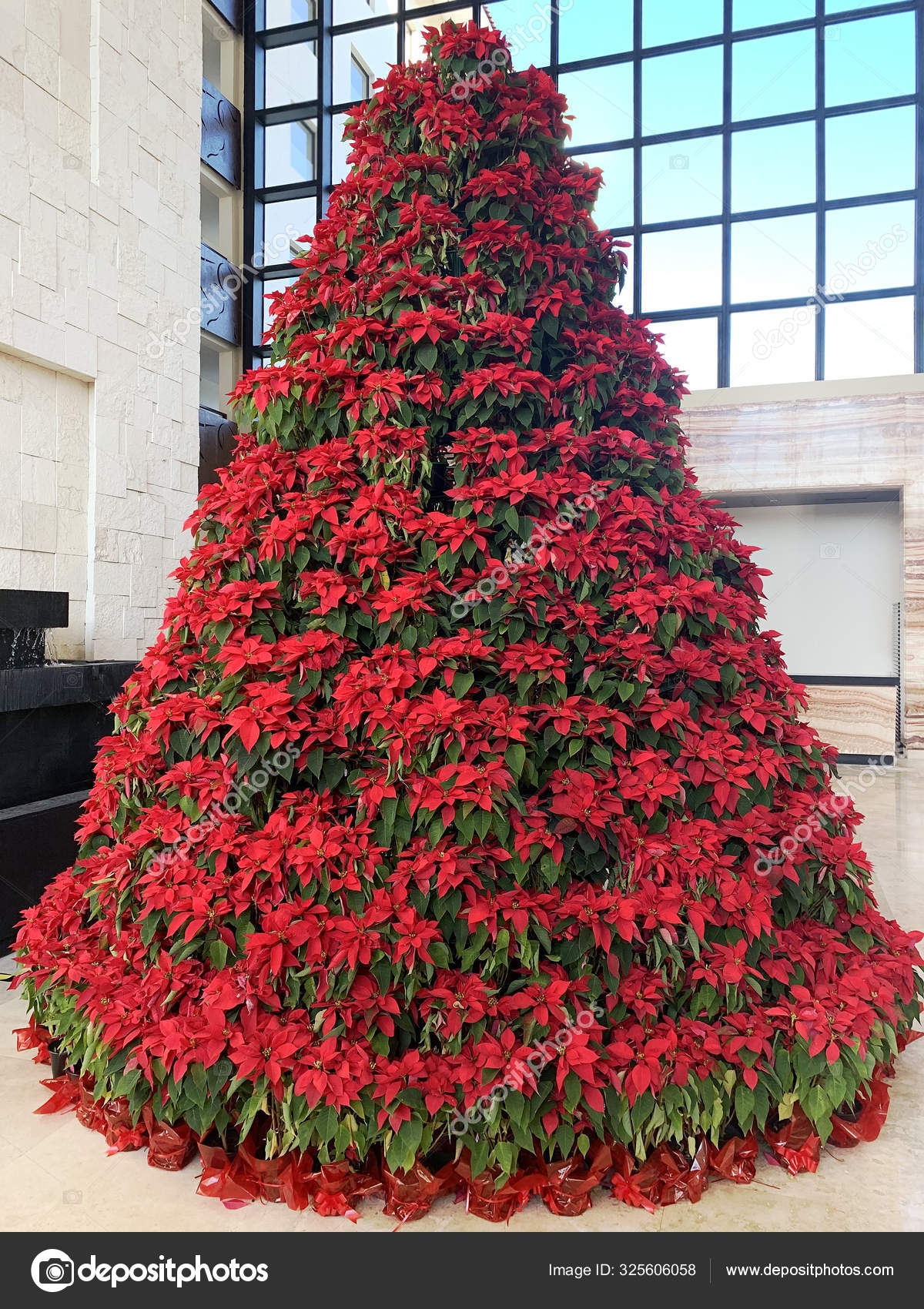 Poinsettia Christmas Tree