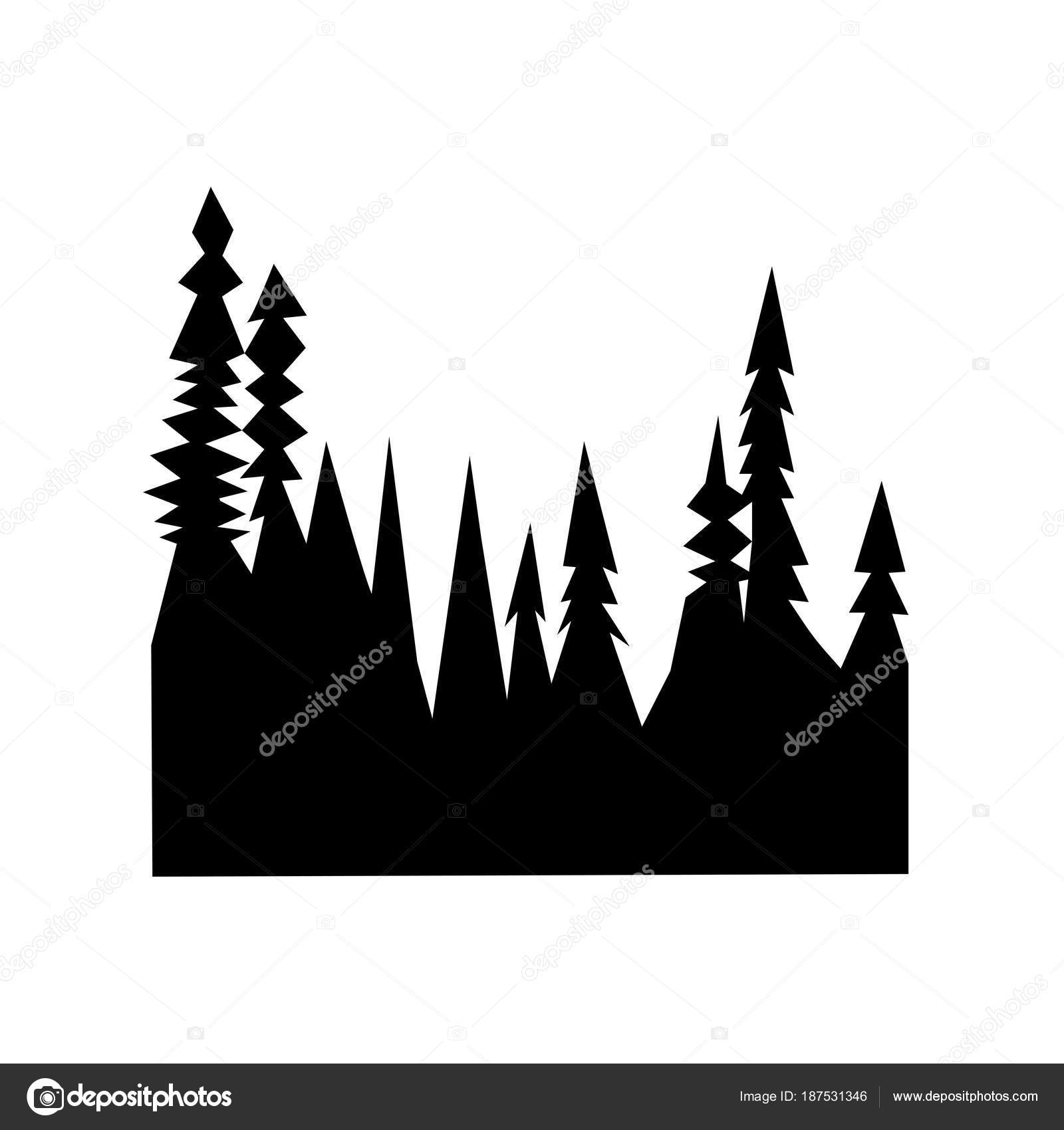 Treeline Silhouette Vector 630+ Treeline Silhouette Stock