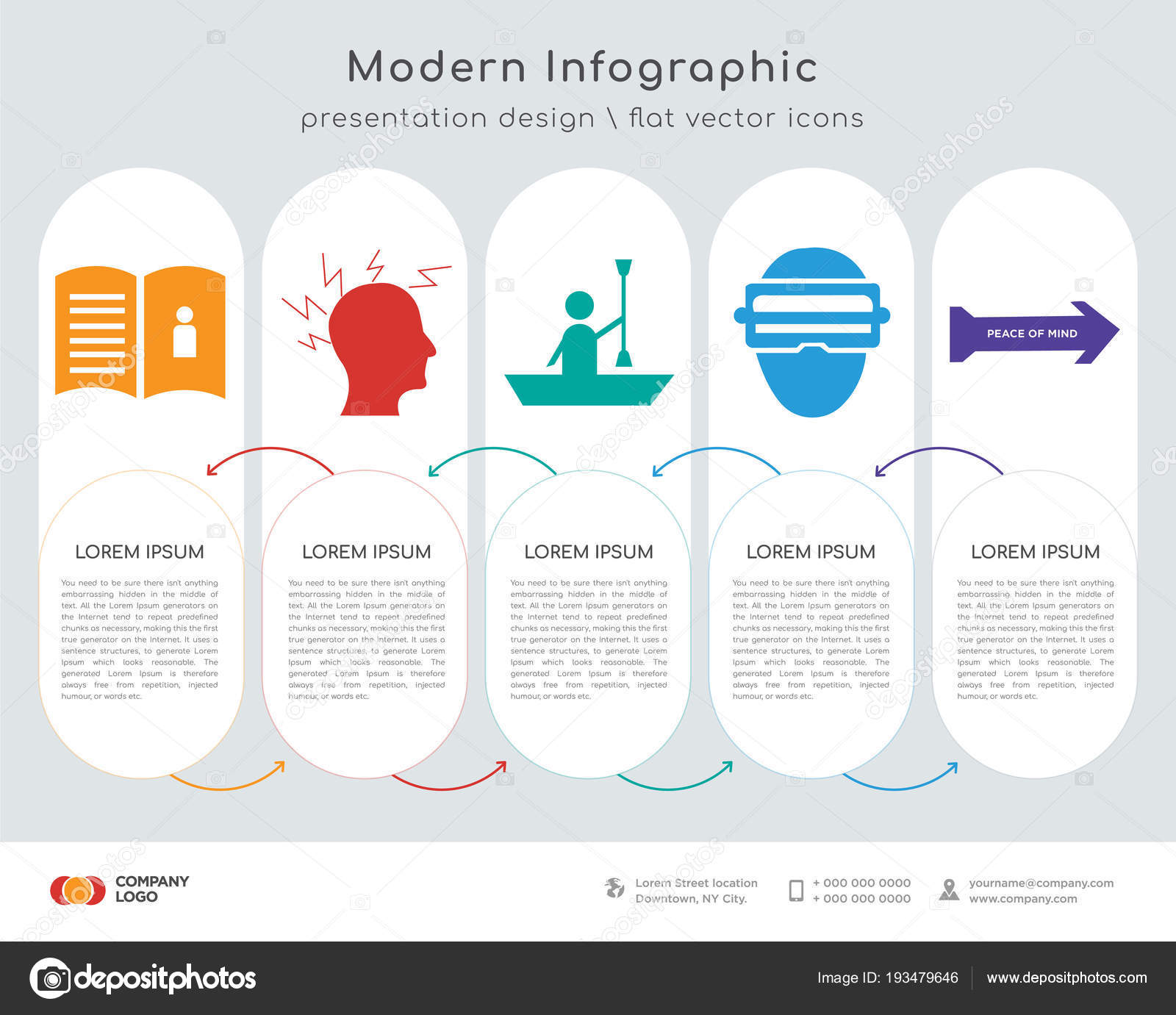 User guide infographics design — Stock Vector © vector_best #193479646