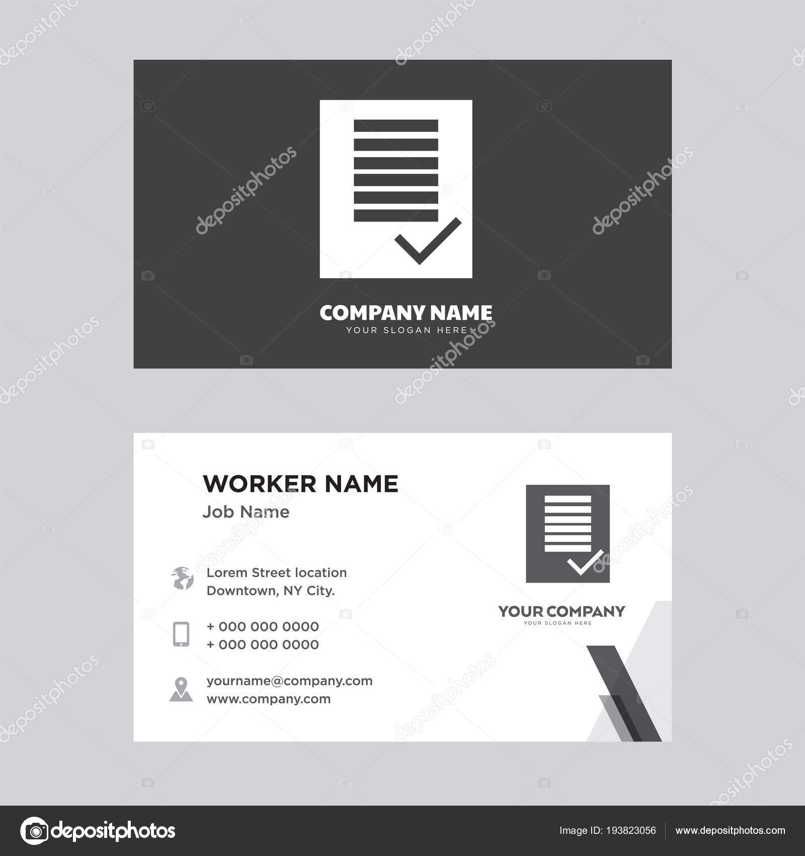 Order form business card design ⬇ Vector Image by © vector_best ...