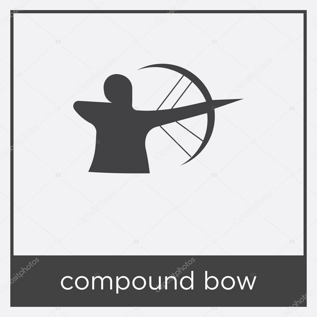 compuesto icono de arco aislado sobre fondo blanco 2023