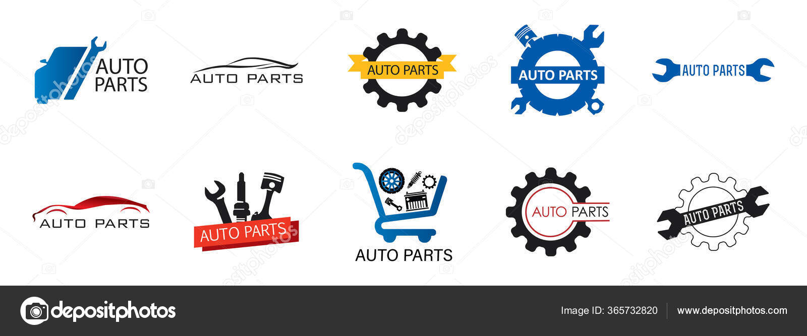 Vector Logo Car Parts Stock Vector by ©v-a-butenkov 365732820