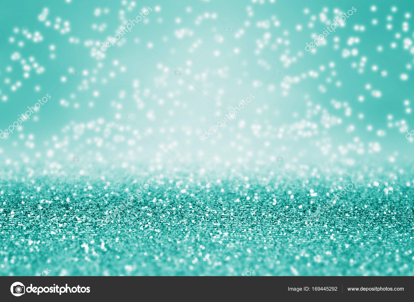 Turquoise Sparkles Background