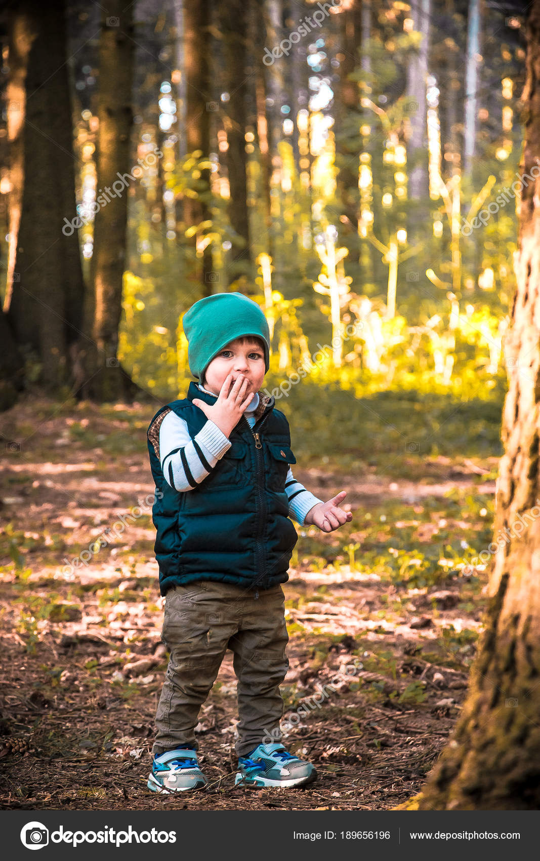 Little Boy Standing Up
