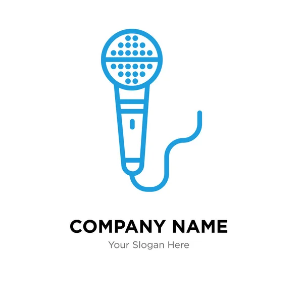 Microphone company logo design template Stock Vector by ©ProVectorStock ...