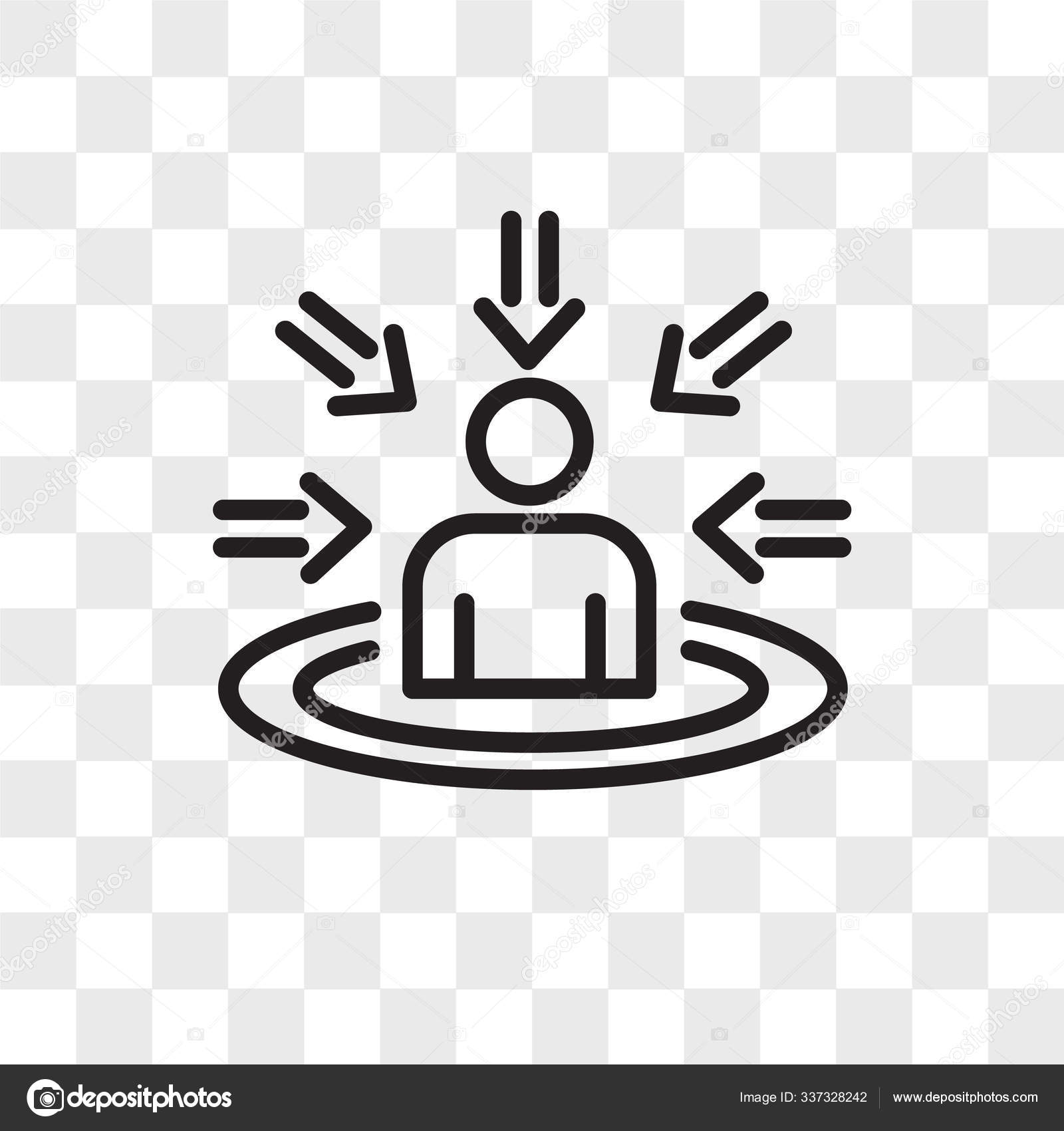 Customer centricity vector icon isolated on transparent backgrou Stock ...