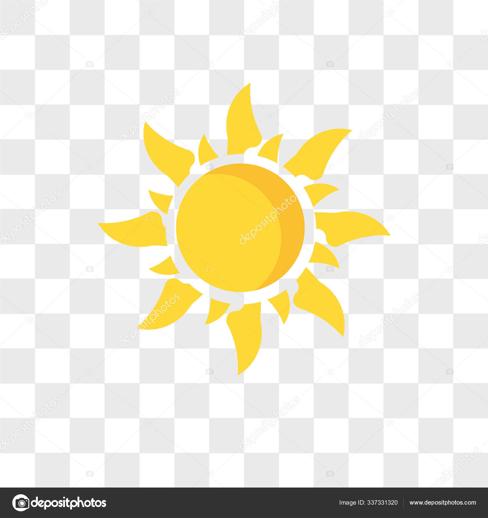 Solvektor Gratis Sön Underteckna Symbolikon Vektor Illustration. Sol