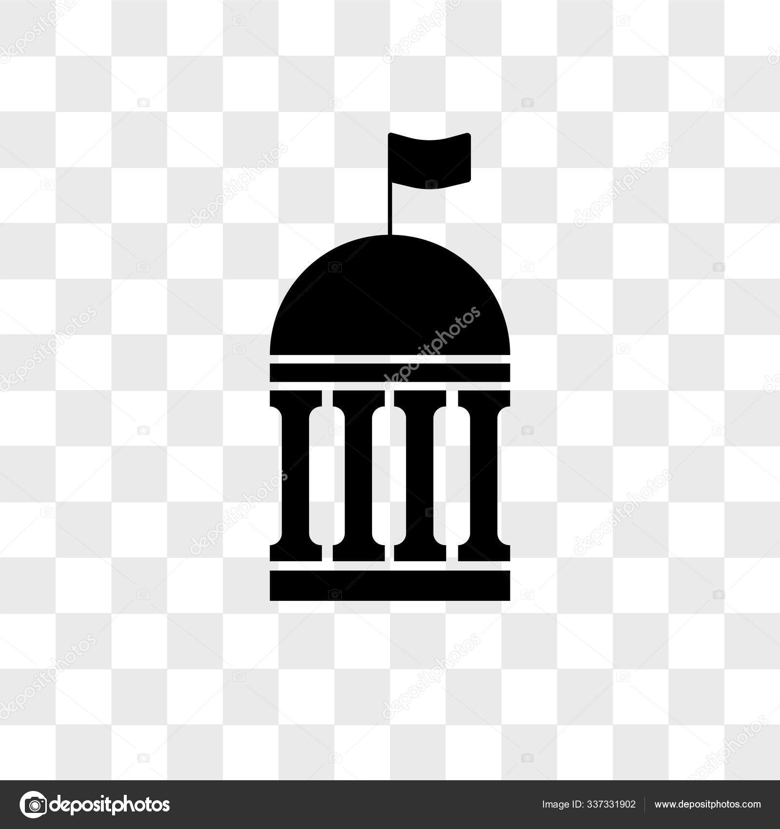 Municipal vector icon isolated on transparent background, munici Stock ...