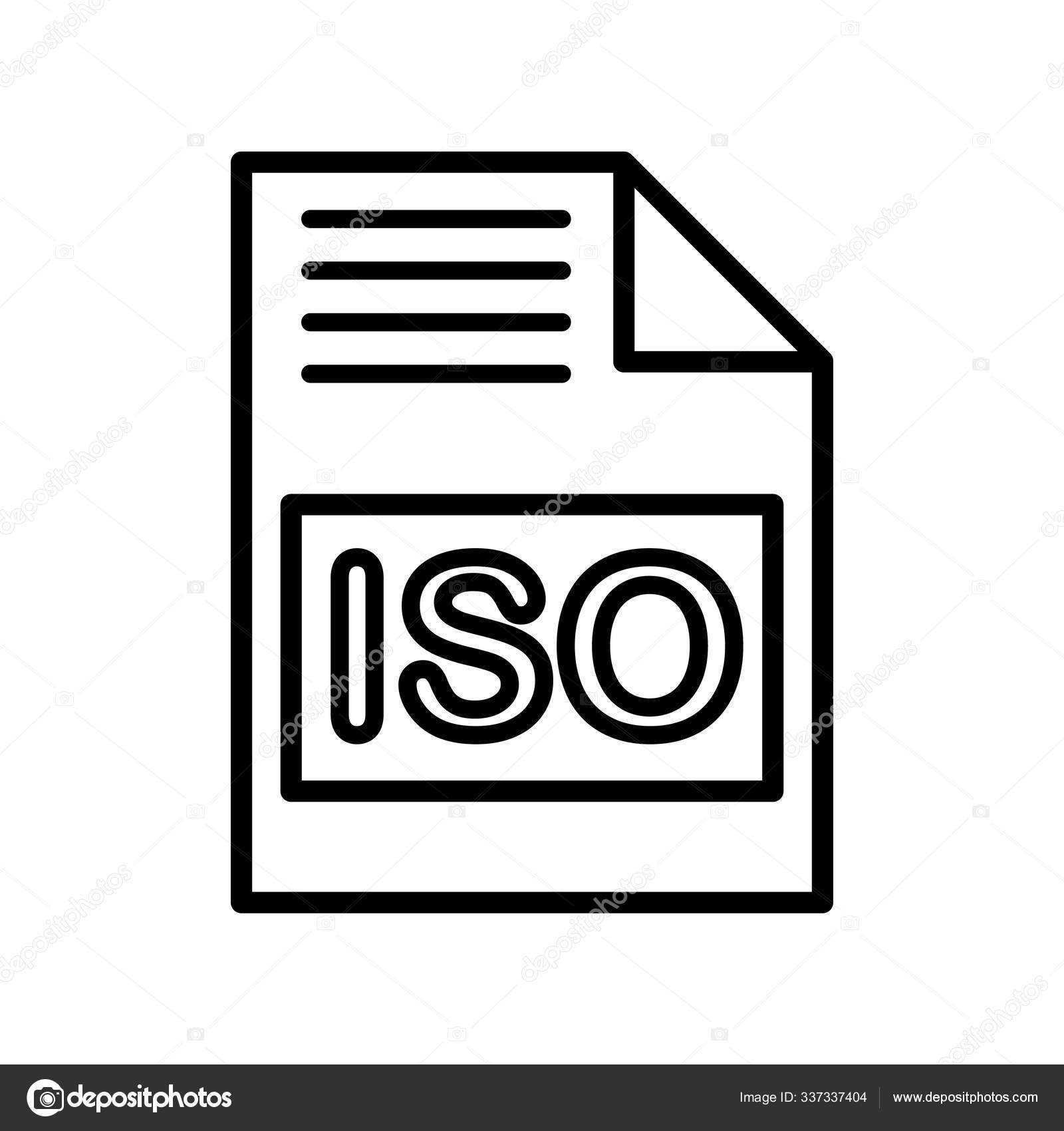 Iso icon vector isolated on white background, Iso sign Stock Vector by ...