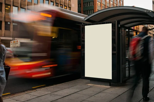 Blank Outdoor Advertising Shelter ⬇ Stock Photo, Image by © nickvango ...