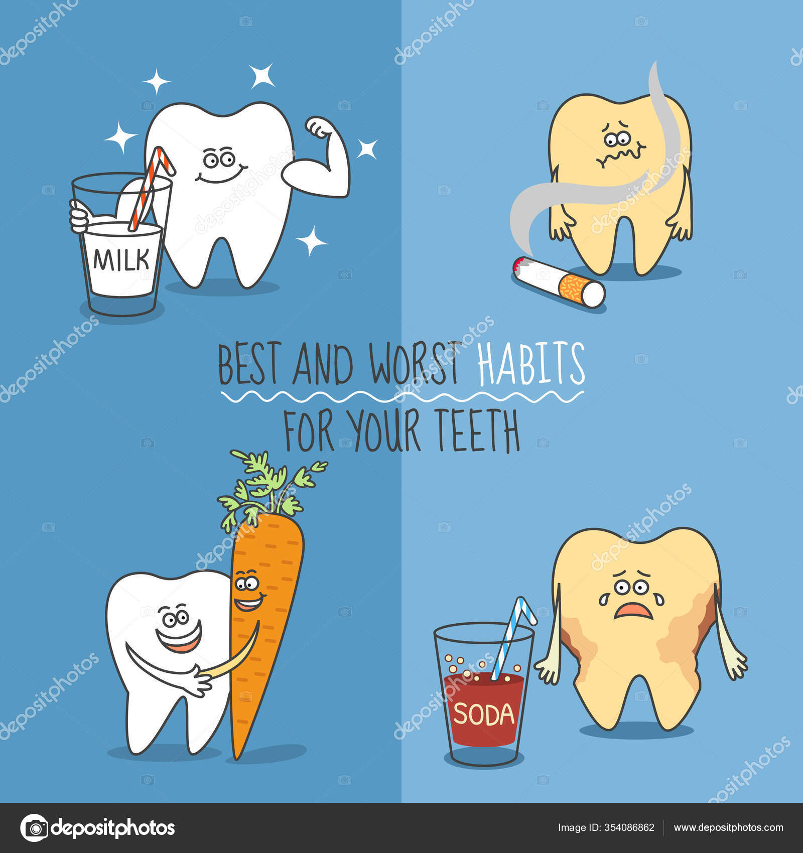 Funny Tooth Cartoon Images