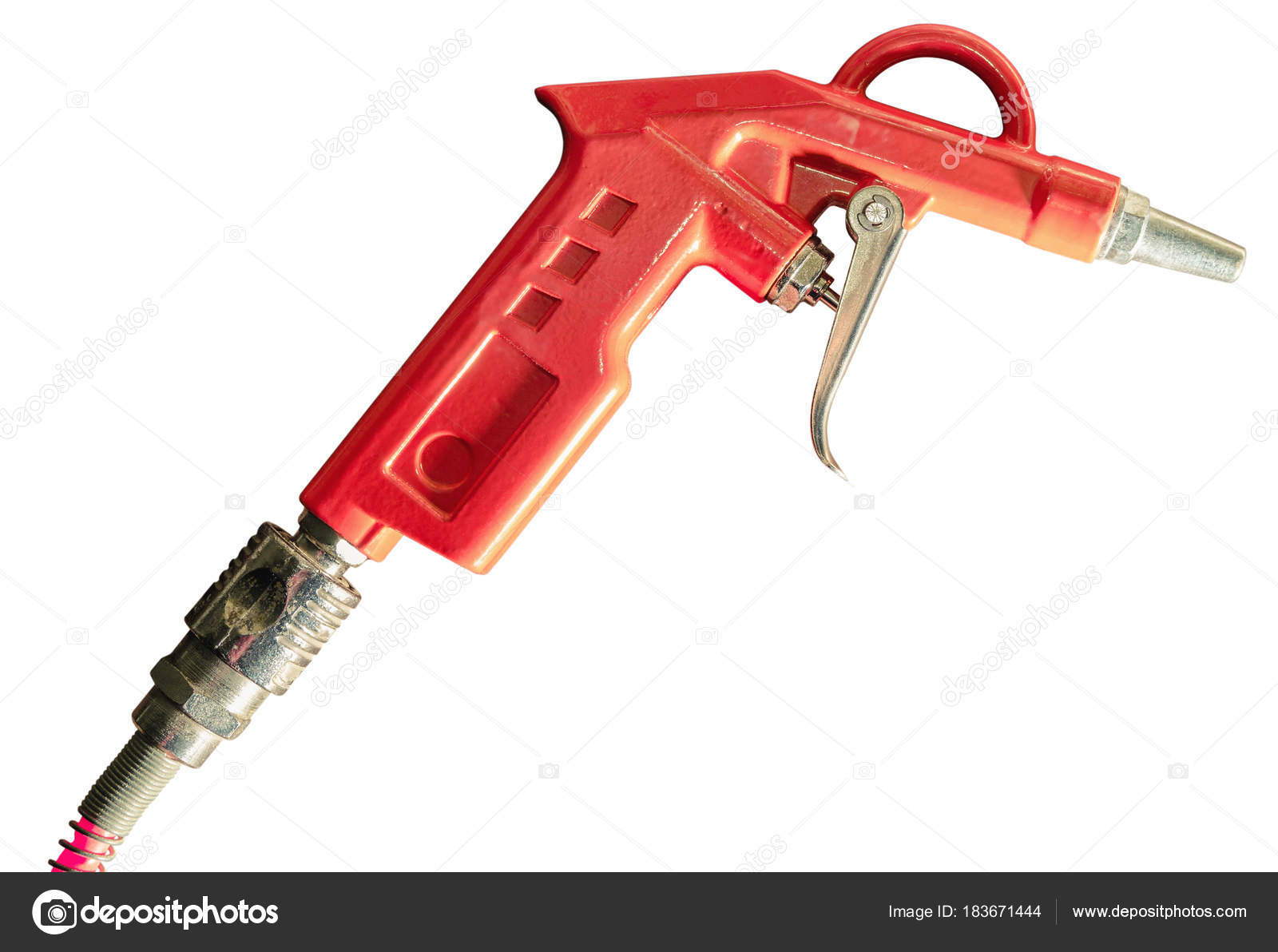 Orange pneumatic gun Stock Photo by ©kovtunenko83 183671444
