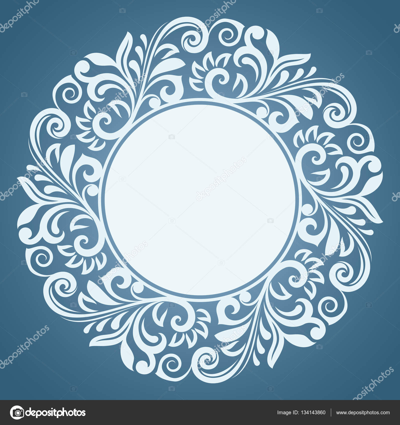 Winter Frame Vector