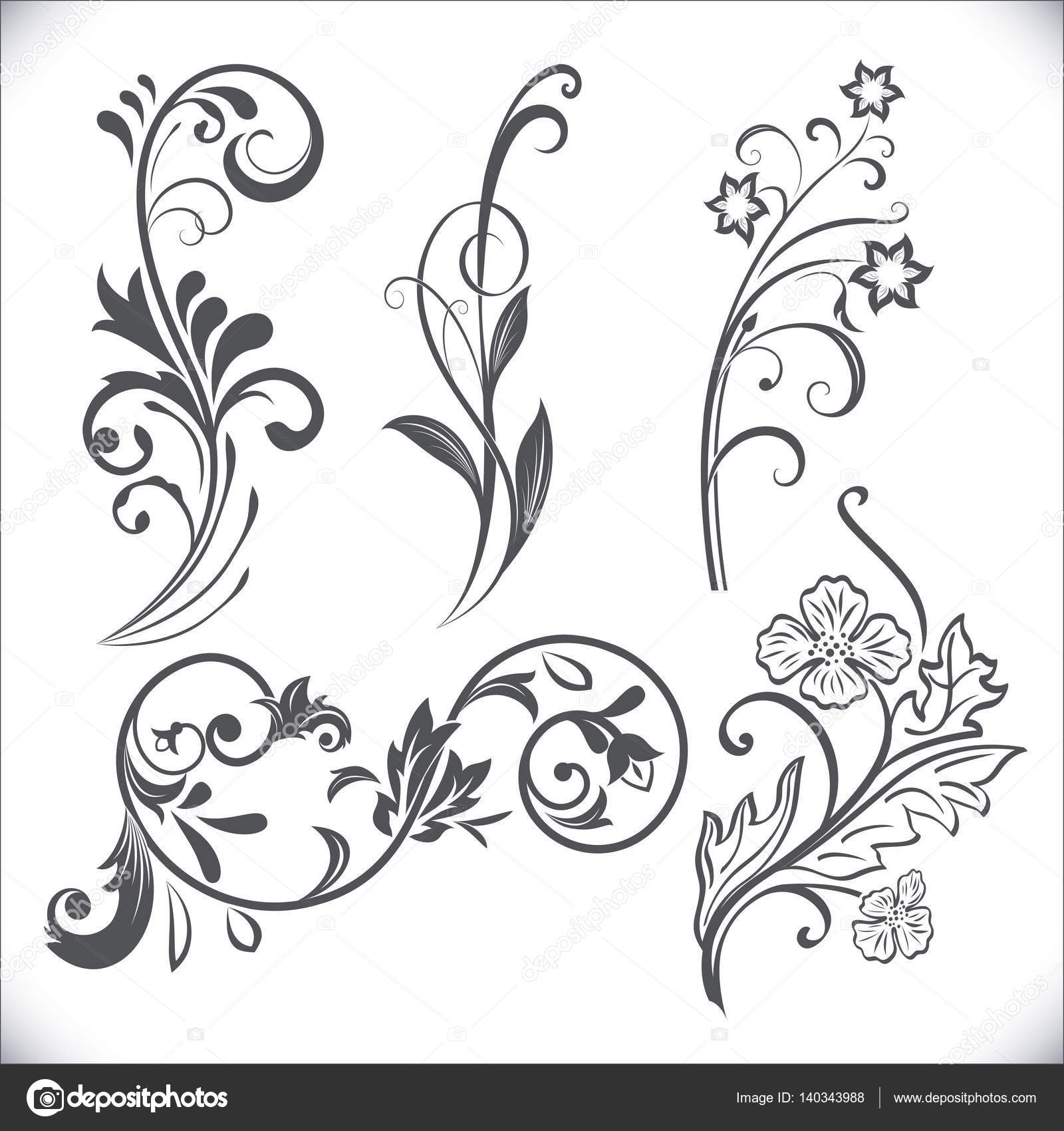 Vintage Flower Design Background