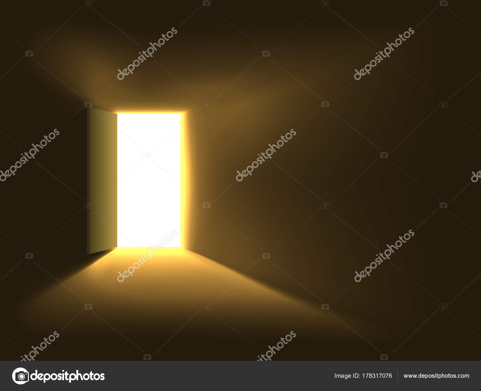 Bright doorway light Stock Vector by ©lenapix 178317076