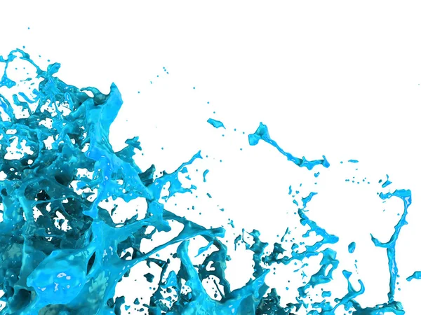 Blue Paint Splash Png