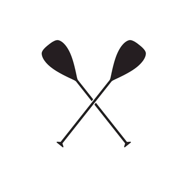 Rowing Oars Outline