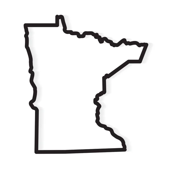 Minnesota Map Clip Art