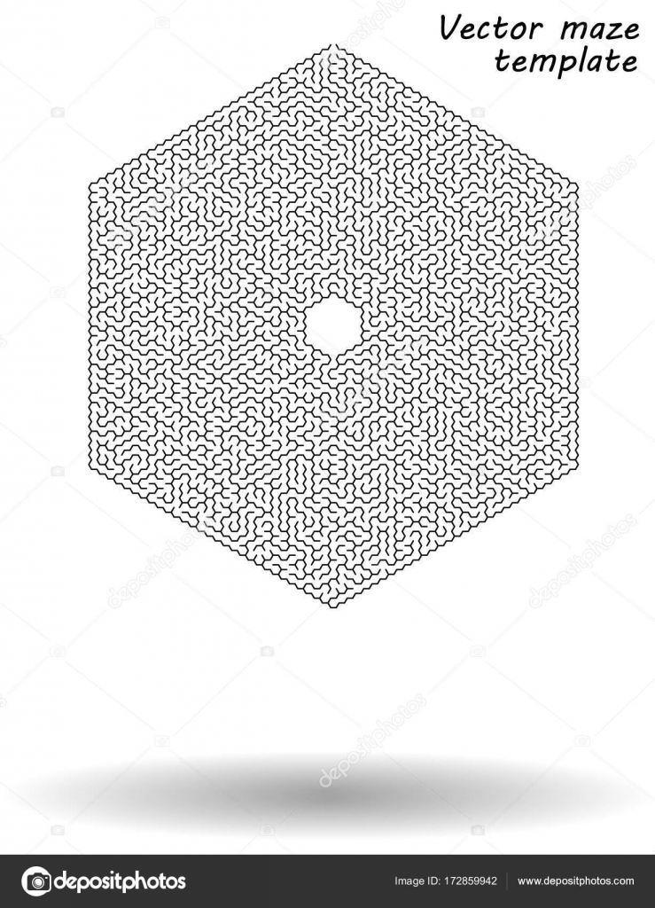Maze vector illustration Stock Vector by ©maxterdesign 172859942