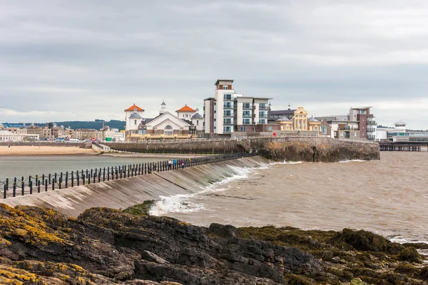 Knightstone Island Weston Super Mare Harbour Somerset England — Stock ...