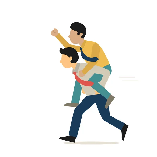 Piggyback ride Vector Art Stock Images | Depositphotos