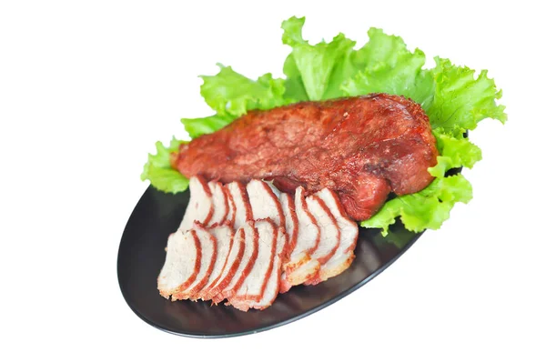 Roasted red pork — Stock Photo © mazikab #319449924