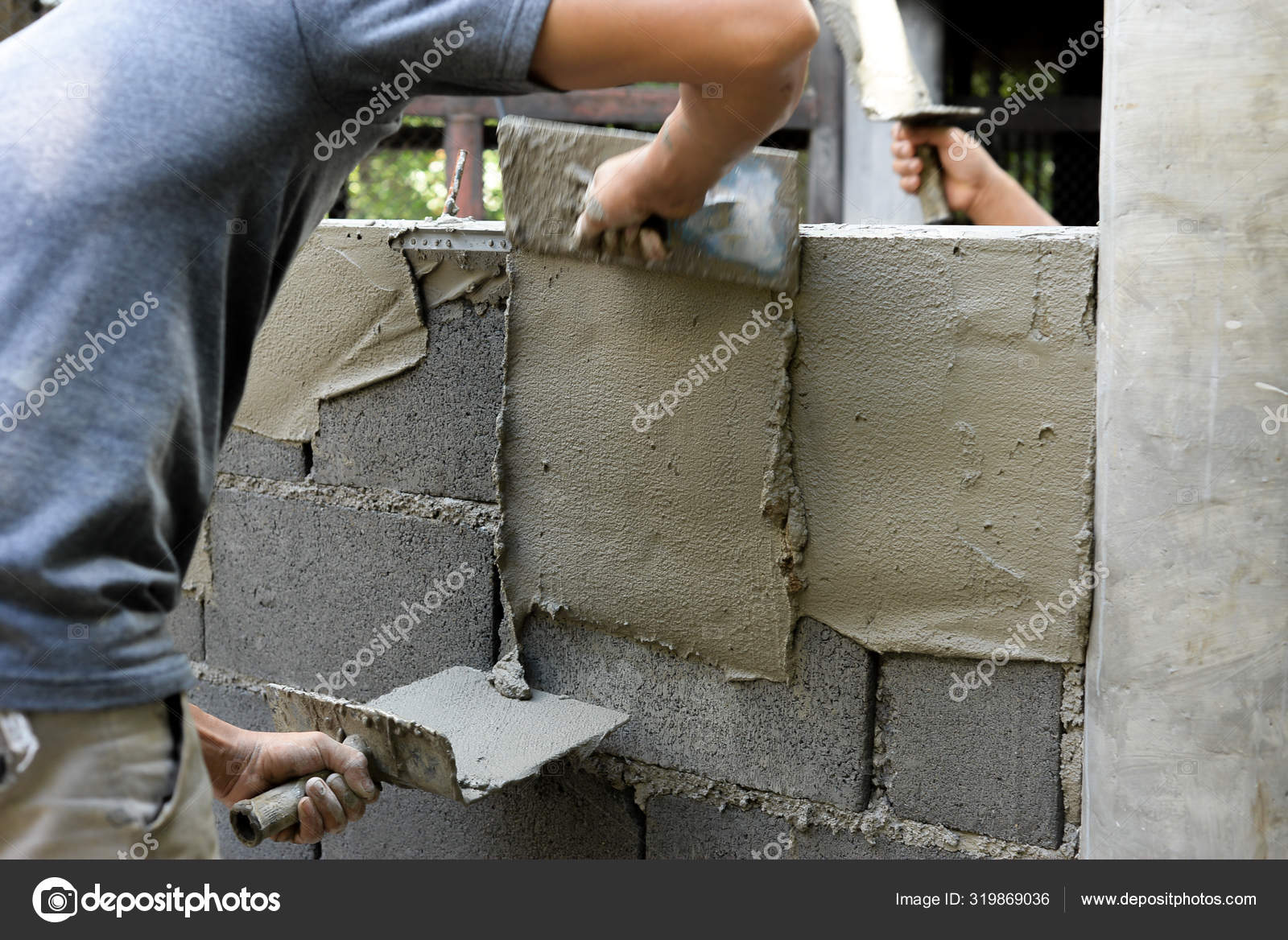 Plasterer — Stock Photo © mazikab #319869036