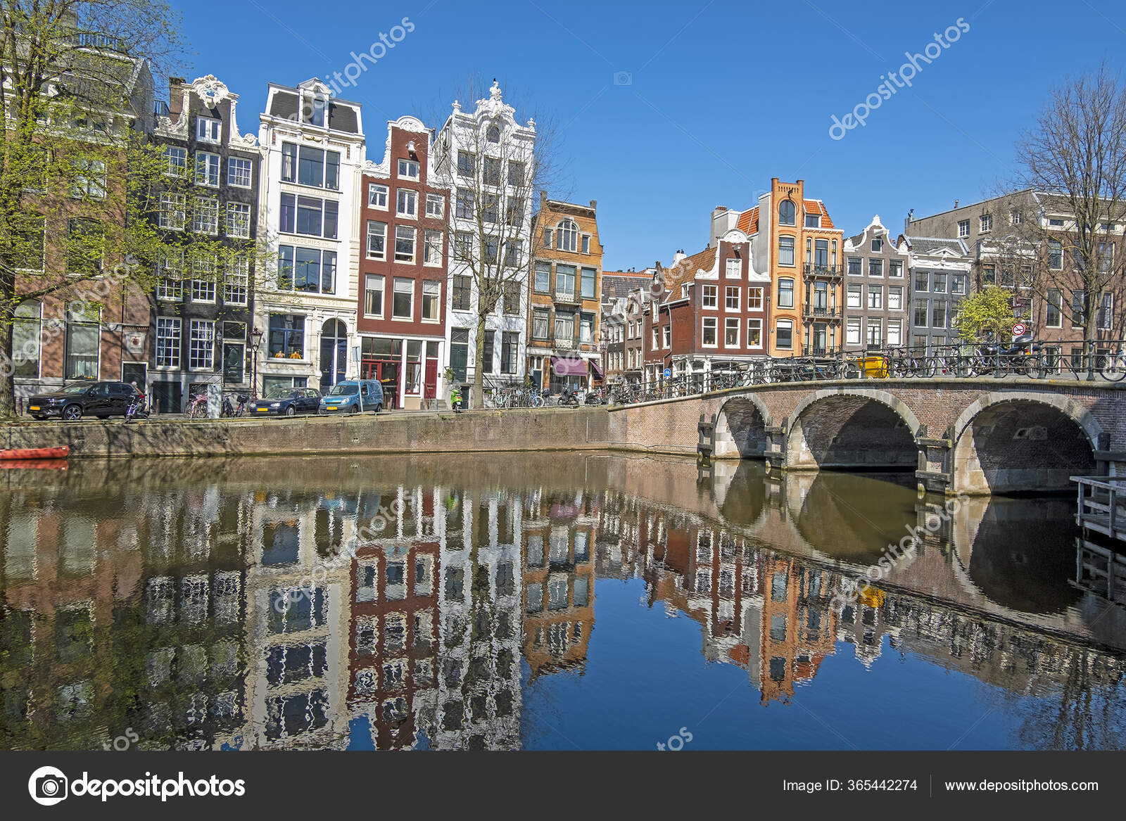 City Scenic Amsterdam Spring Netherlands — Stock Photo © nilaya #365442274