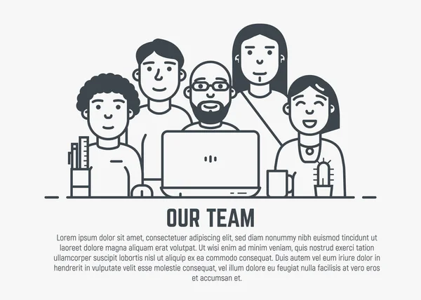 Our team Vector Art Stock Images | Depositphotos