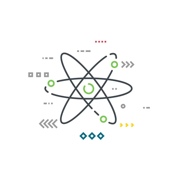 Litium Model Atom Vektor Stok oleh ©ikonstudios 11313677