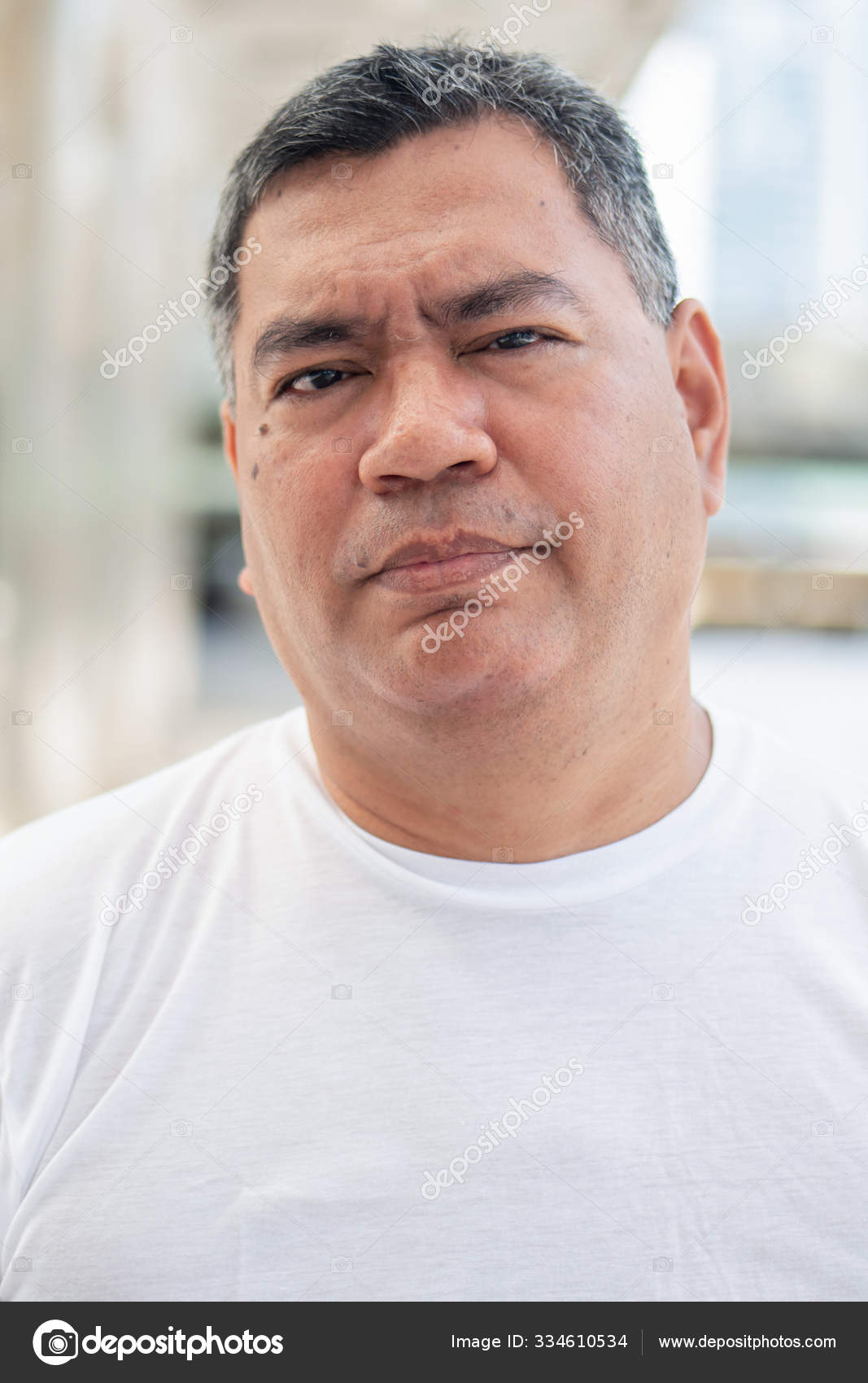 Portrait Angry Old Asian Man Upset Angry Displeased Hostile Senoir ...